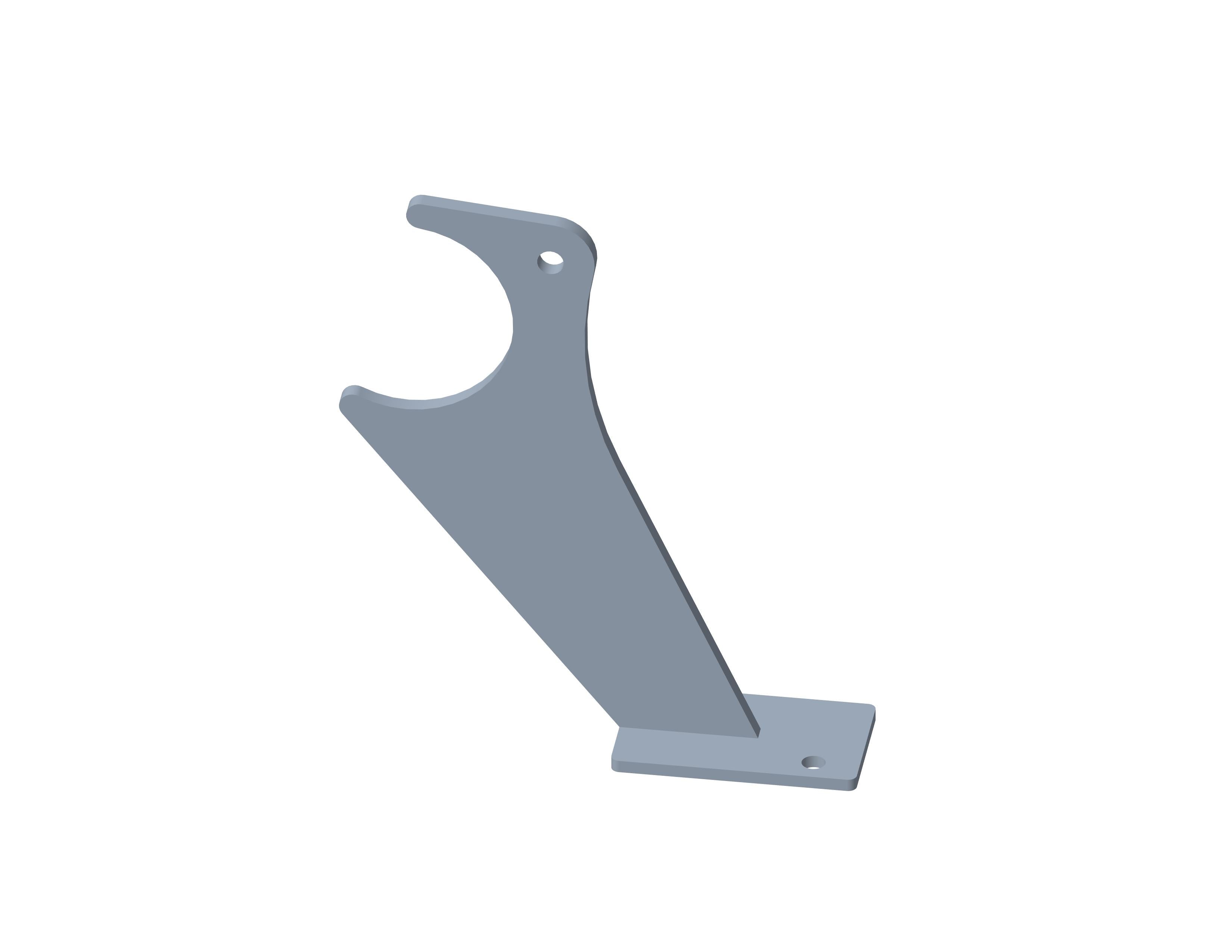 Wheelie Bar Housing Bracket Leaf Style for 3" Axle Tube