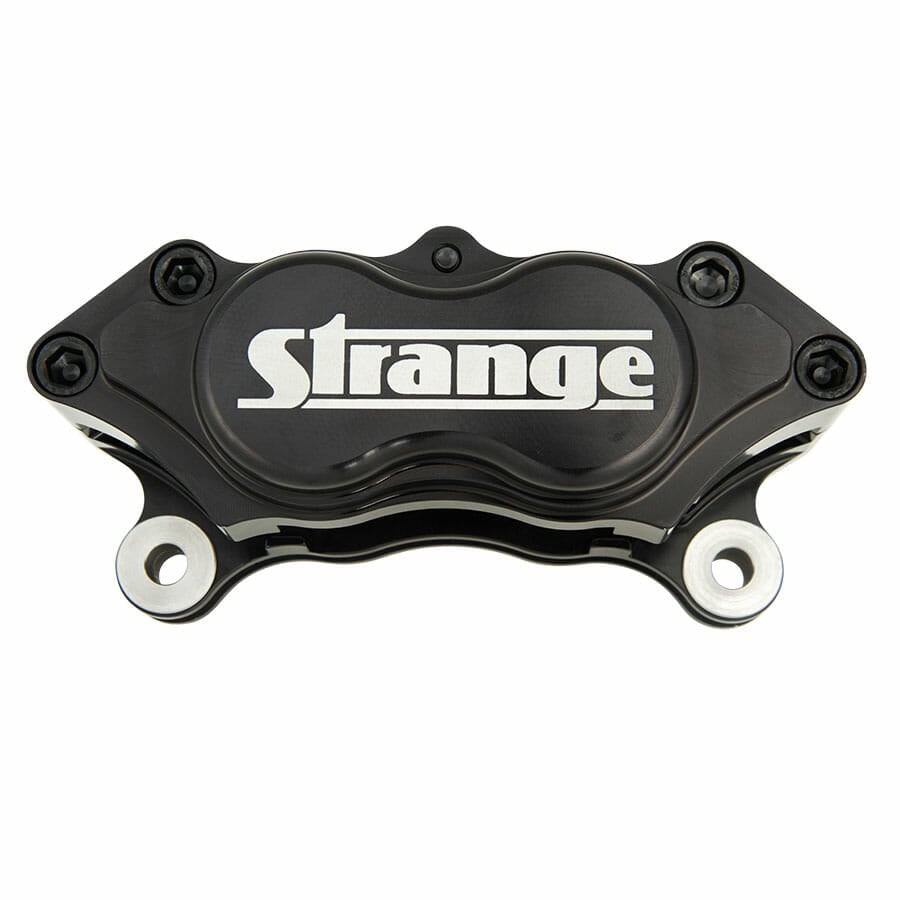 Strange Billet 4 Piston Carbon Caliper | For Strange Floater Kits, Pro