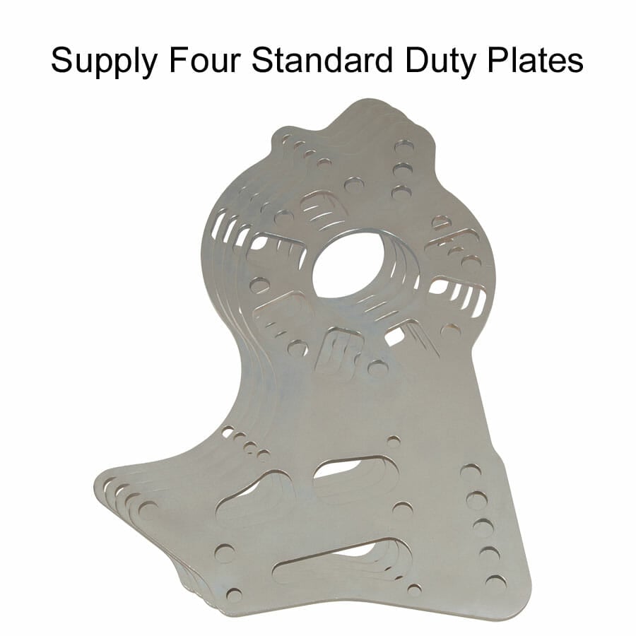 Option – For New Housing Orders Supply Standard Duty 4-Link Plates