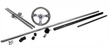 Steering Combo Kit for Door Car with Sleeve for Ford Pinto Rack with U