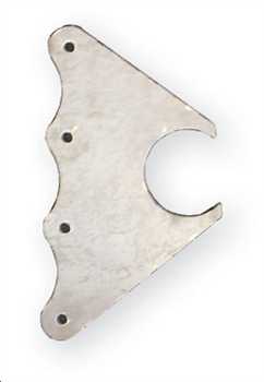 Dragster Solid Rear Mounting Bracket 1/4" Domex For 3" Axle Tube