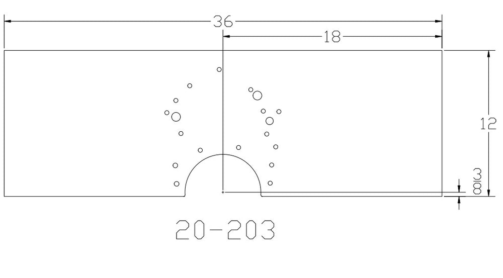 351C Ford Front Motor Plate