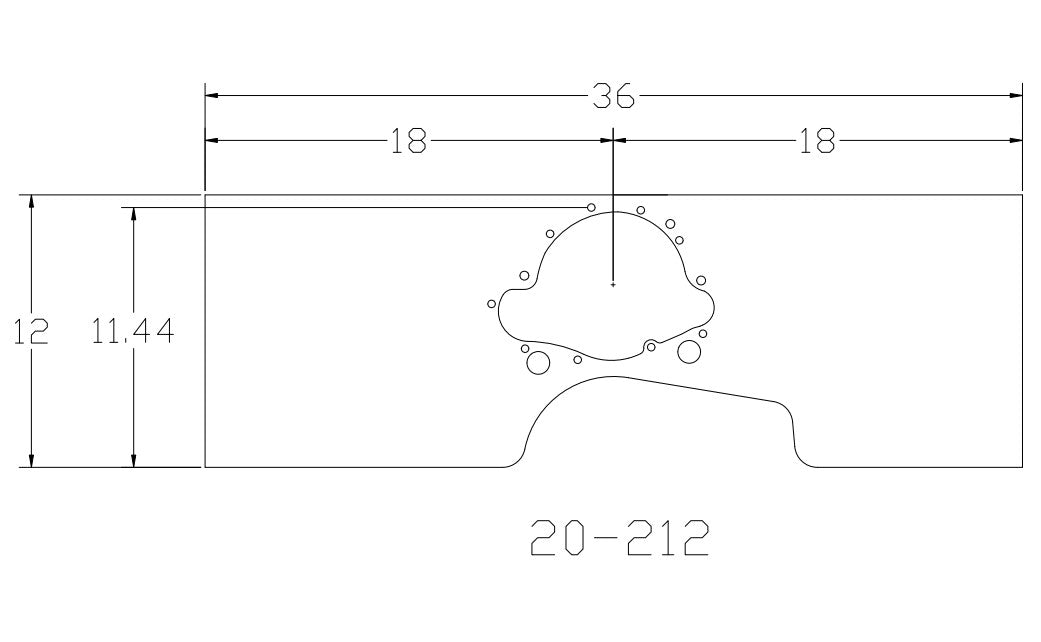 Pontiac Front Motor Plate