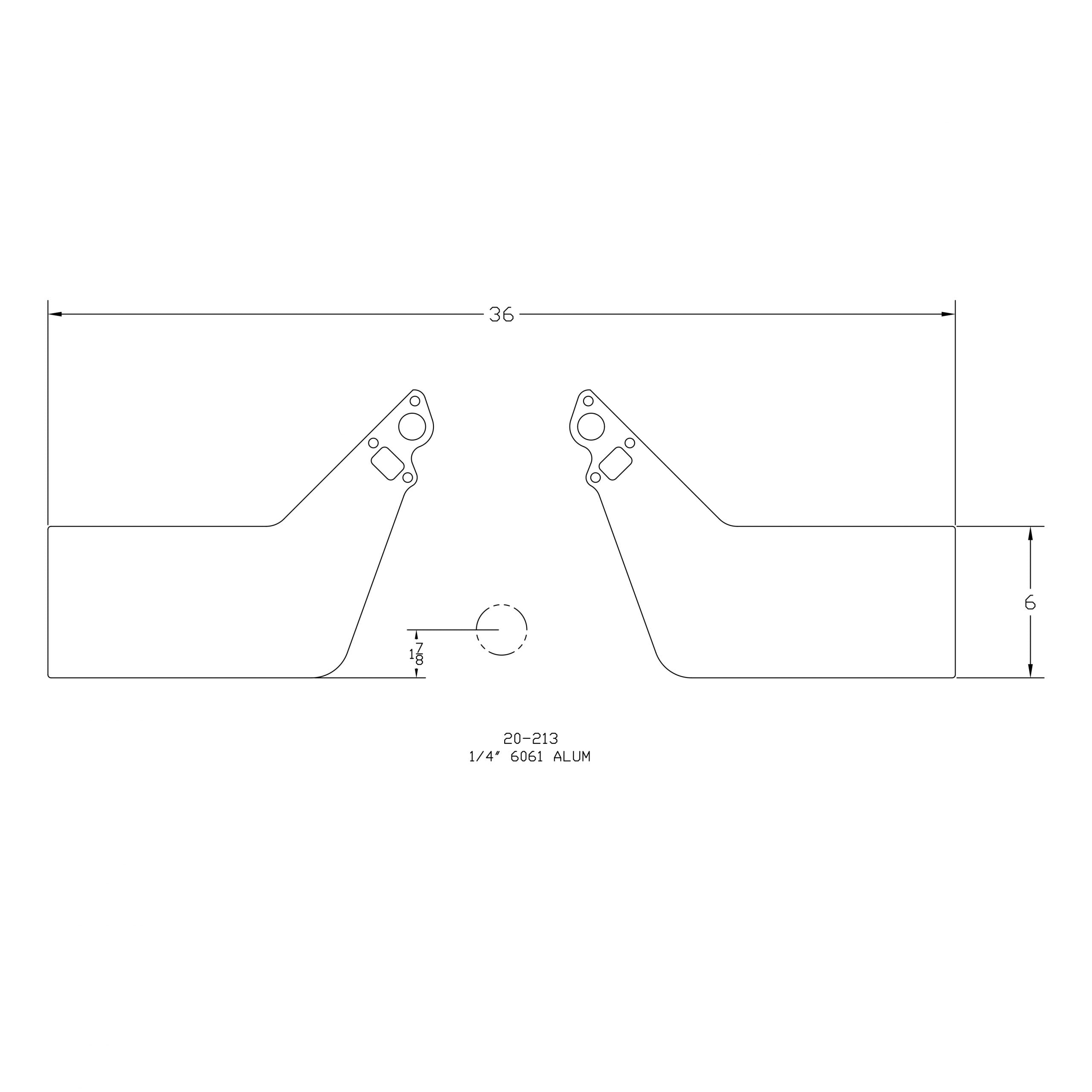 GM LS Series Front Motor Plate (2) Piece