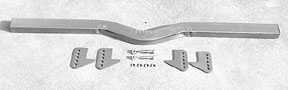 Ladder Bar 3" Drop Front Crossmember Kit 2" x 3" x .120 Wall