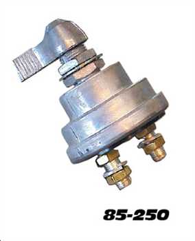 Master Disconnect Switch