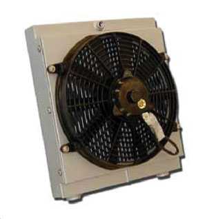 Ron Davis # 1150 Aluminum Altered Radiator With Fan & Shroud