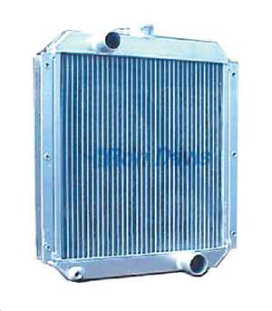 Ron Davis Aluminum Dragster Radiator With #16 AN Fittings