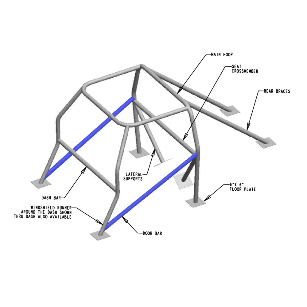 Side Bar 1 5/8" x .083 Chromoly